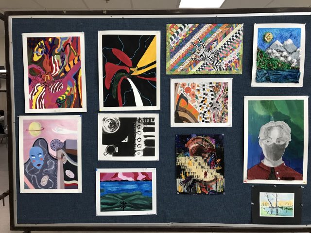 Art on Display- Meet the Teacher Night – Ecole Alpha Secondary Visual ...