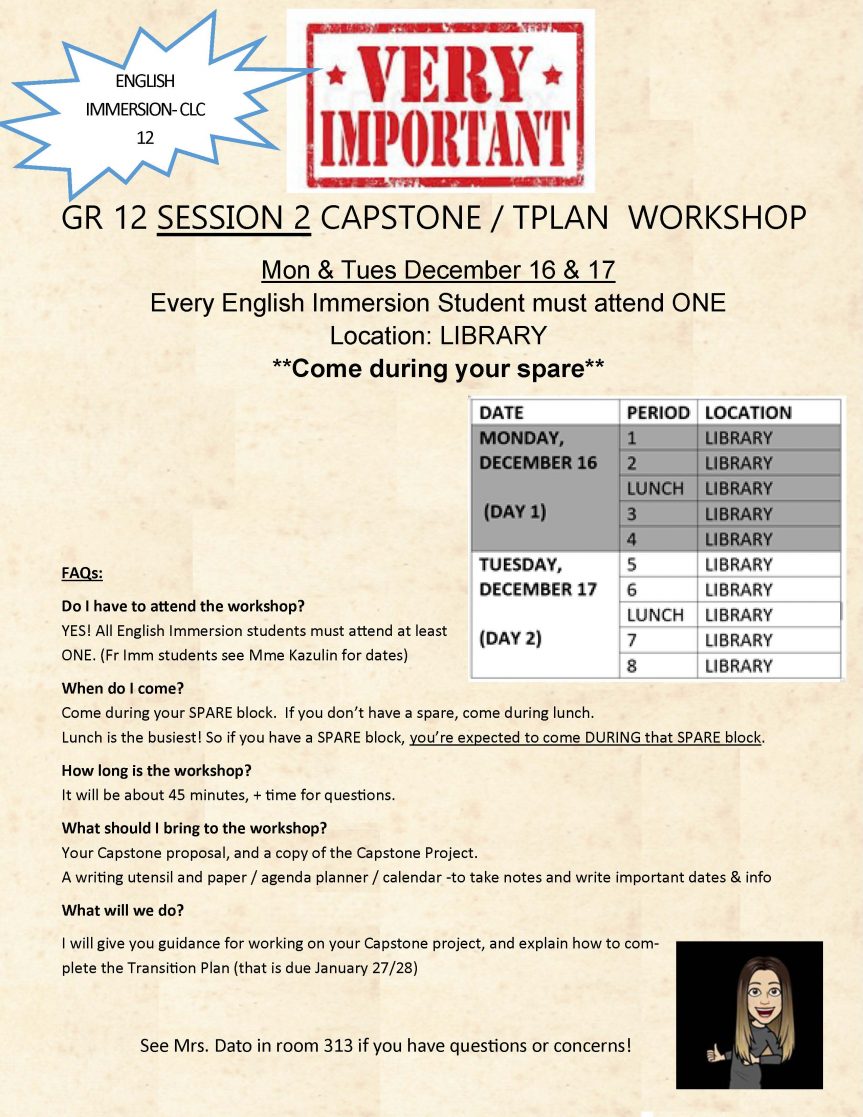 Moscrop Career Life Connections | Moscrop Secondary's CLC Information Blog